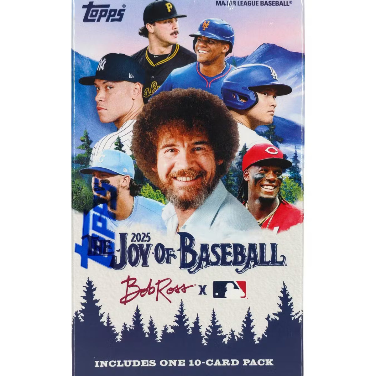 2025 Topps x Bob Ross The Joy of Baseball Happy Little Box Trading Car ...